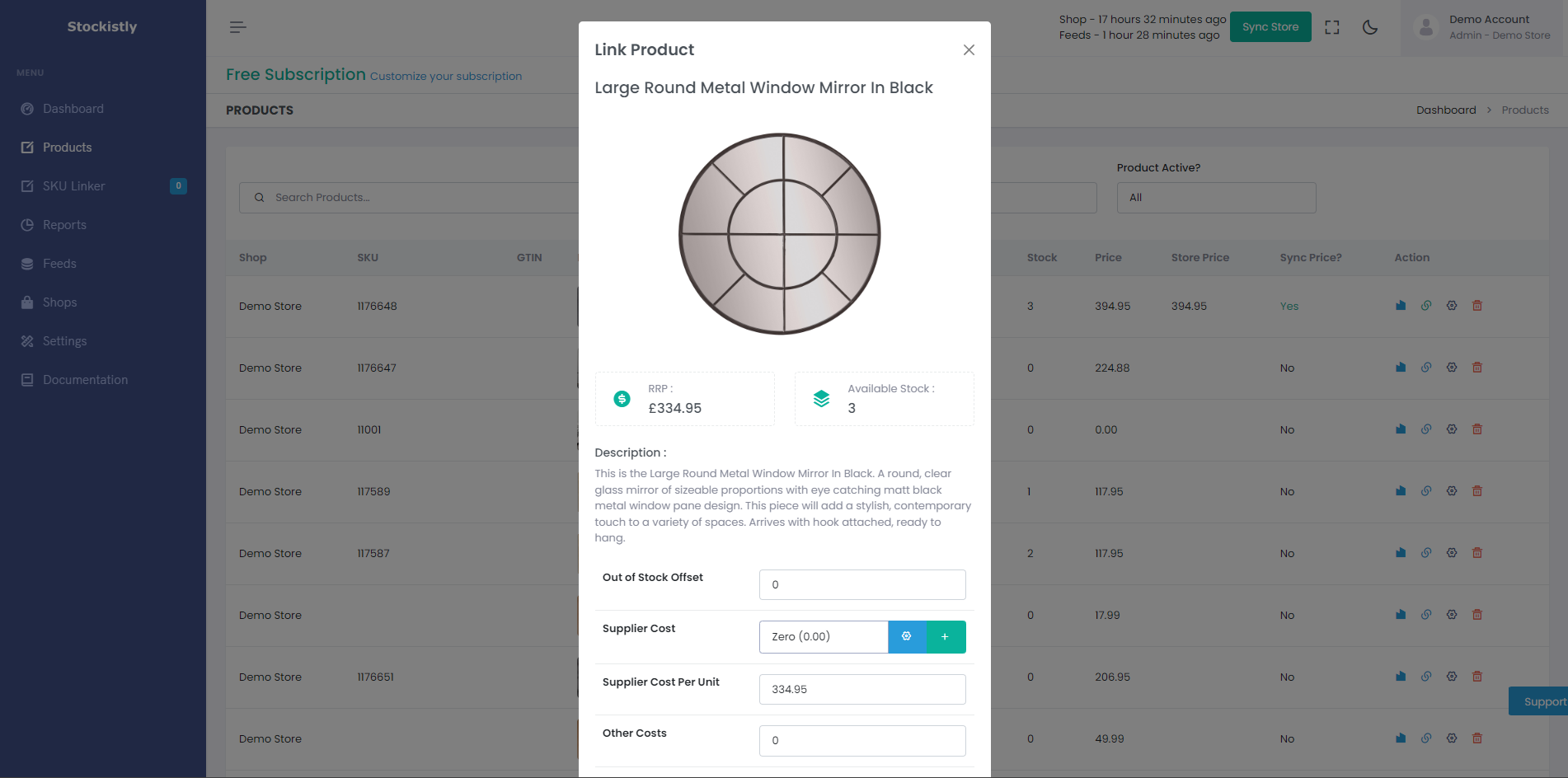 Stockistly: Inventory Sync
